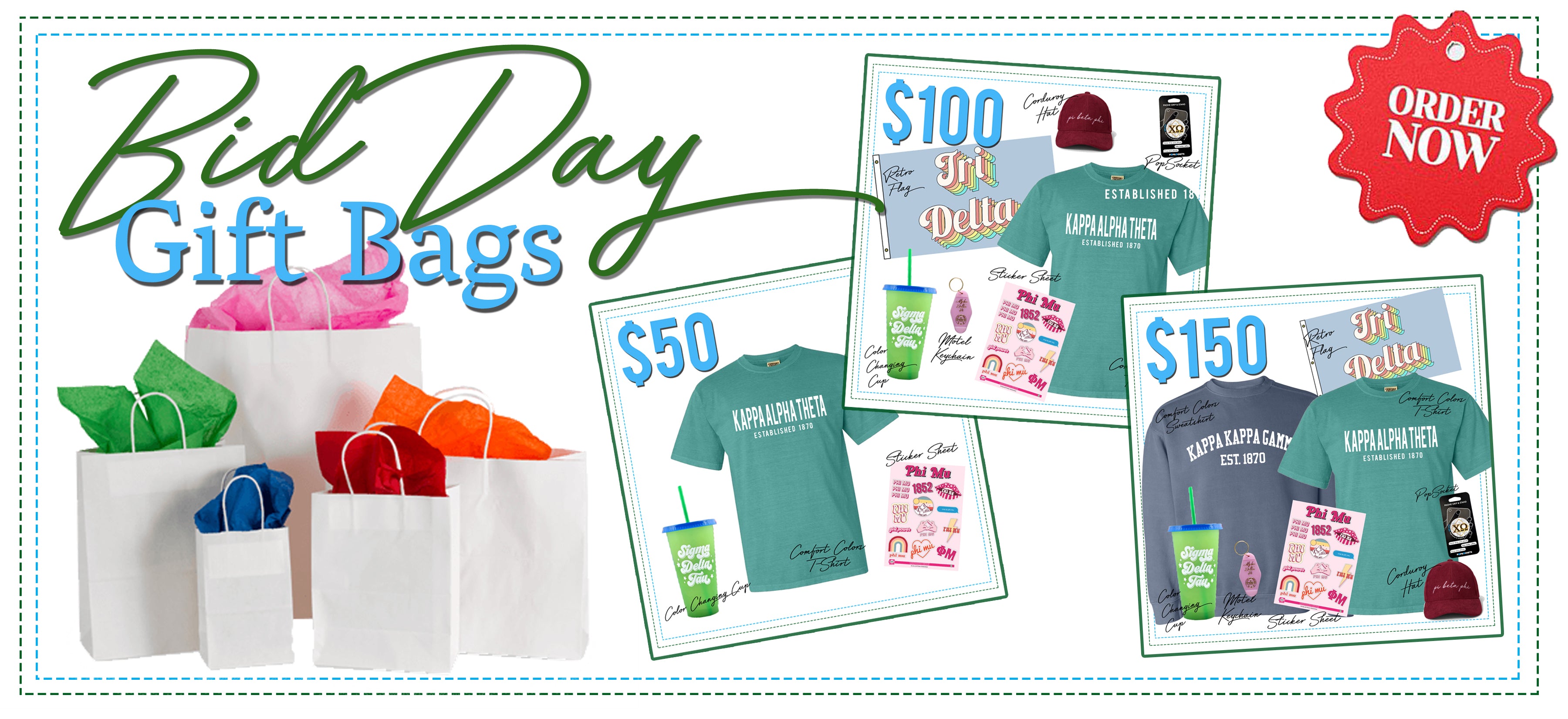 Tulane Bid Day Gift Bags – Campus Connection