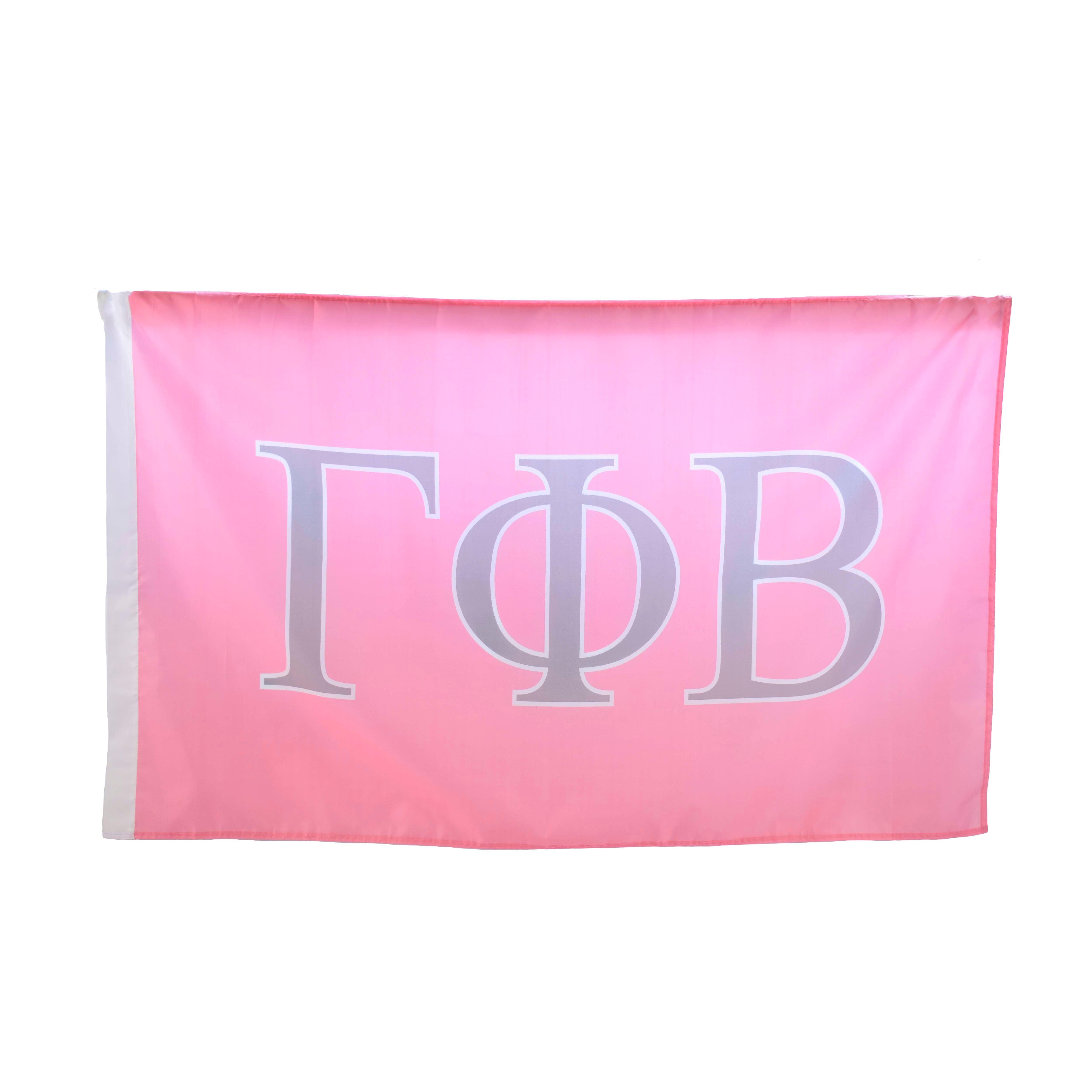 Gamma Phi Beta Flag, Sorority Greek Letters Flag, Two-Color Design ...