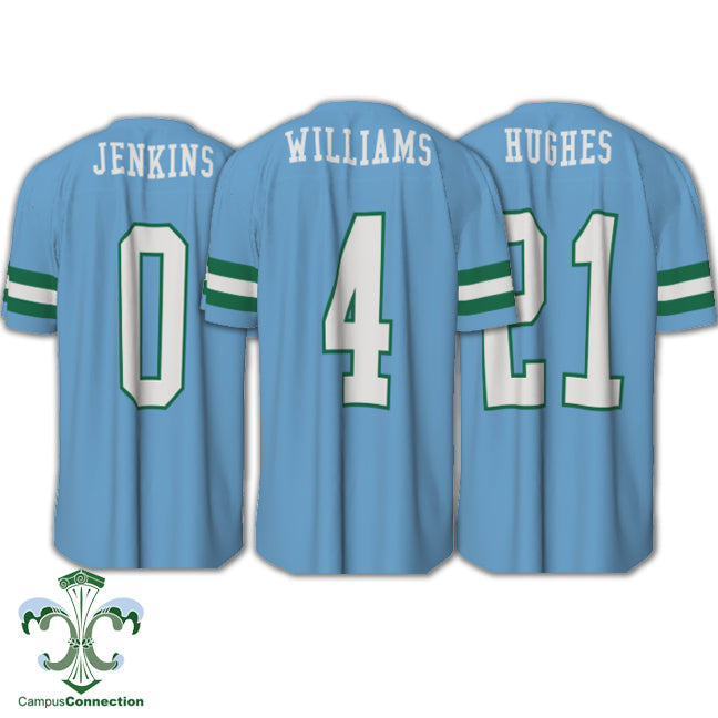 Tulane Football Player NIL Jersey - Blue – Campus Connection