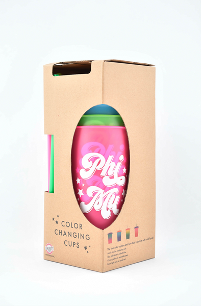 Phi Mu Color Changing Cups (Set of 4) – Campus Connection