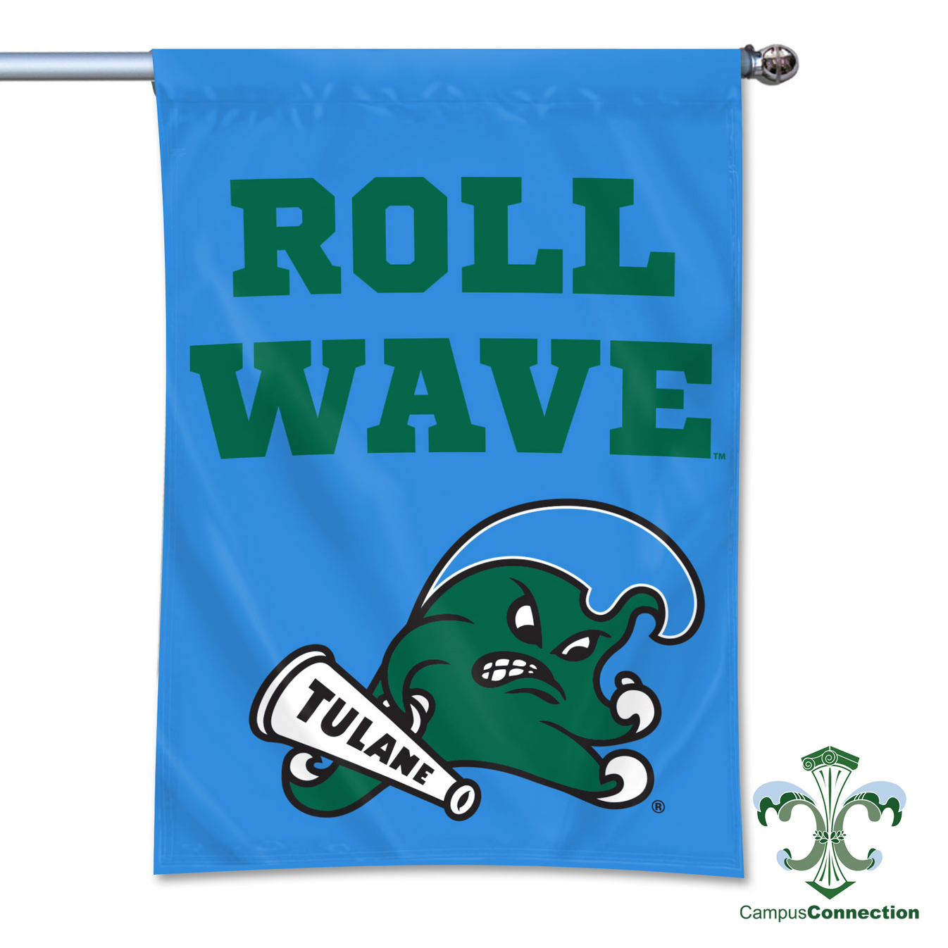 Tulane Angry Wave Home Banner – Campus Connection