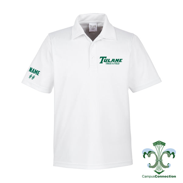Tulane Track & Field Performance Polo – Campus Connection