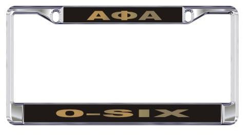 Divine 9 Sorority Fraternity License Plate Frame Year – Campus Connection
