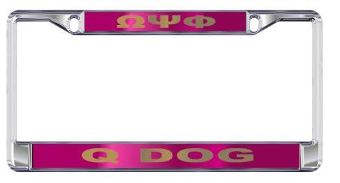 Divine 9 Sorority Fraternity License Plate Frame Year – Campus Connection