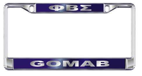 Divine 9 Sorority Fraternity License Plate Frame Year – Campus Connection