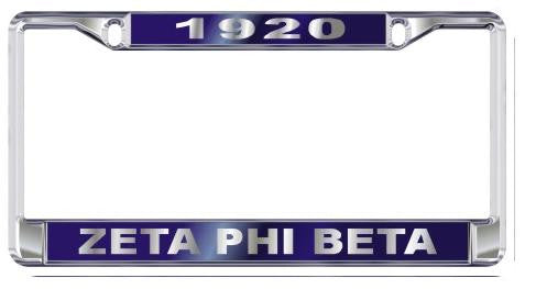 Divine 9 Sorority Fraternity License Plate Frame Year – Campus Connection