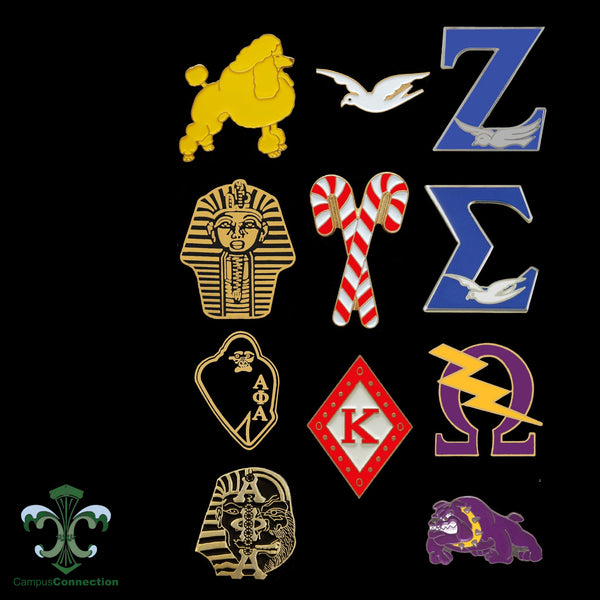 Divine 9 Sorority Fraternity Mascot Lapel Pin Jewelry – Campus Connection
